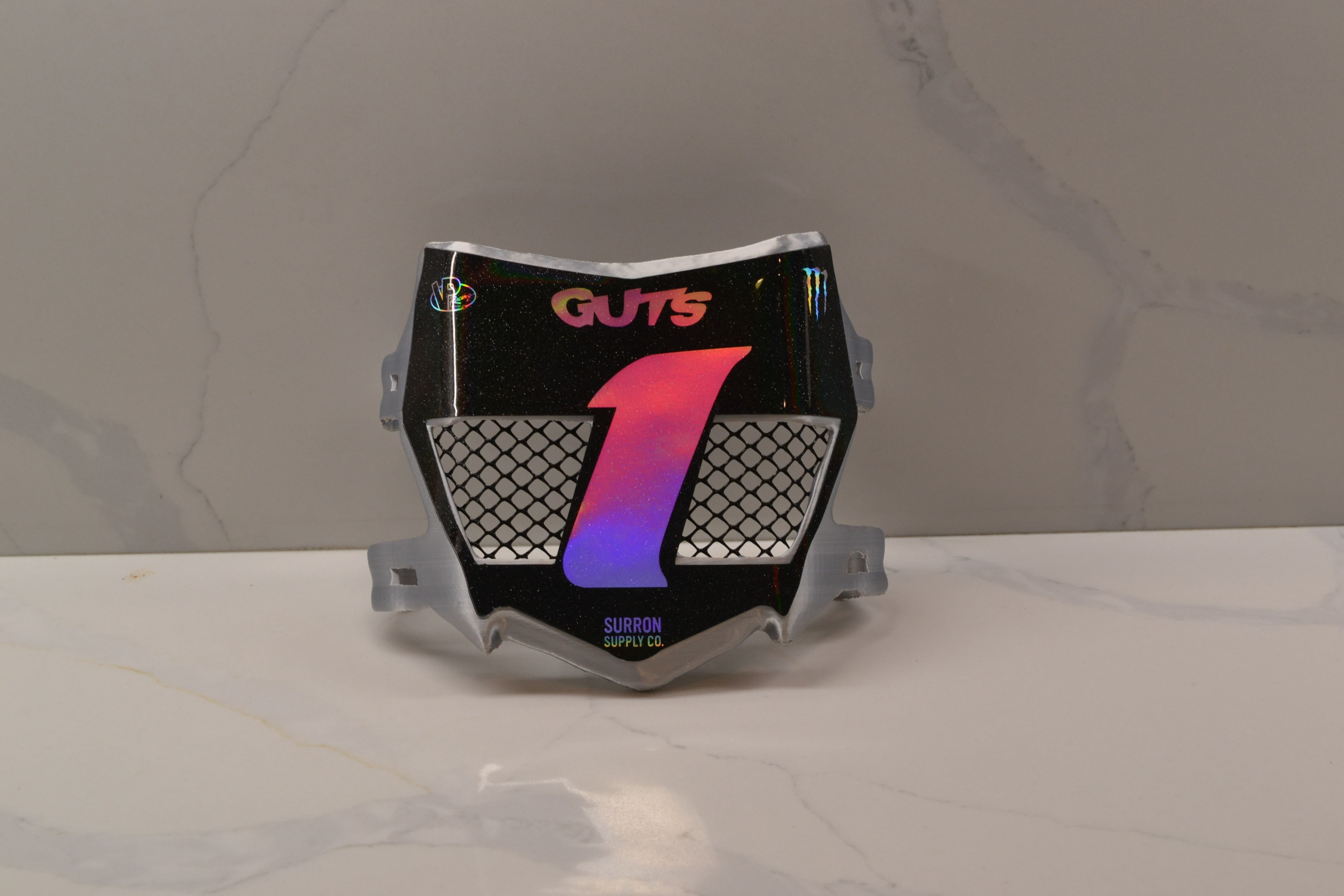 "MotoCutz" Vented Front Number Plate – EmotoEX